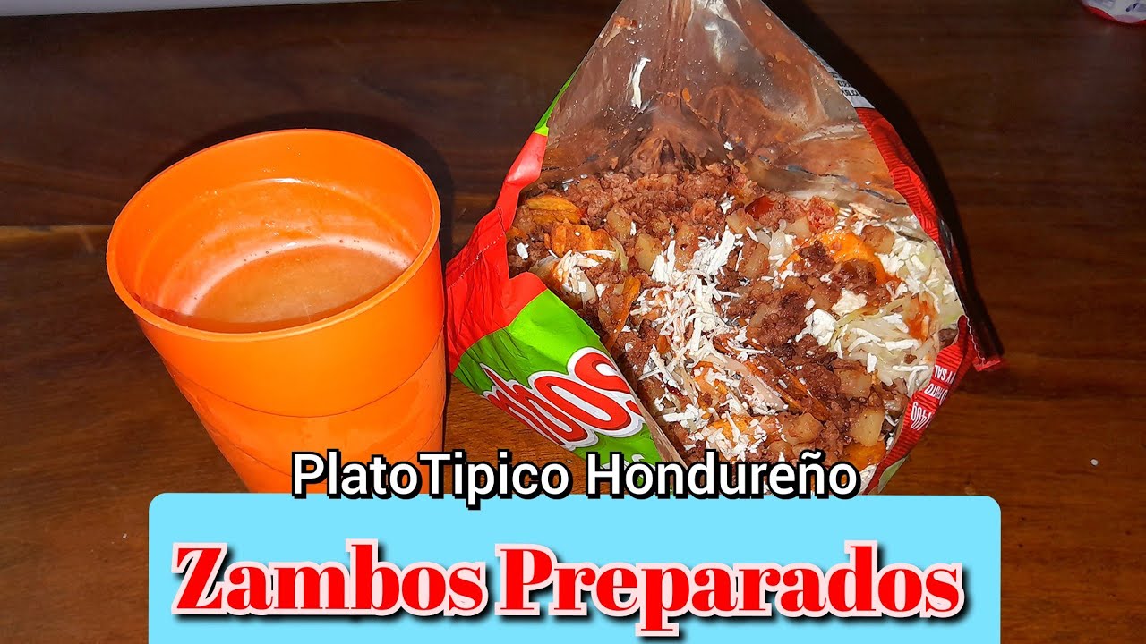 ZAMBOS PREPARADOS 🥩 Carne De RES - PLATO TÍPICO HONDUREÑO || SoyDinsy ...