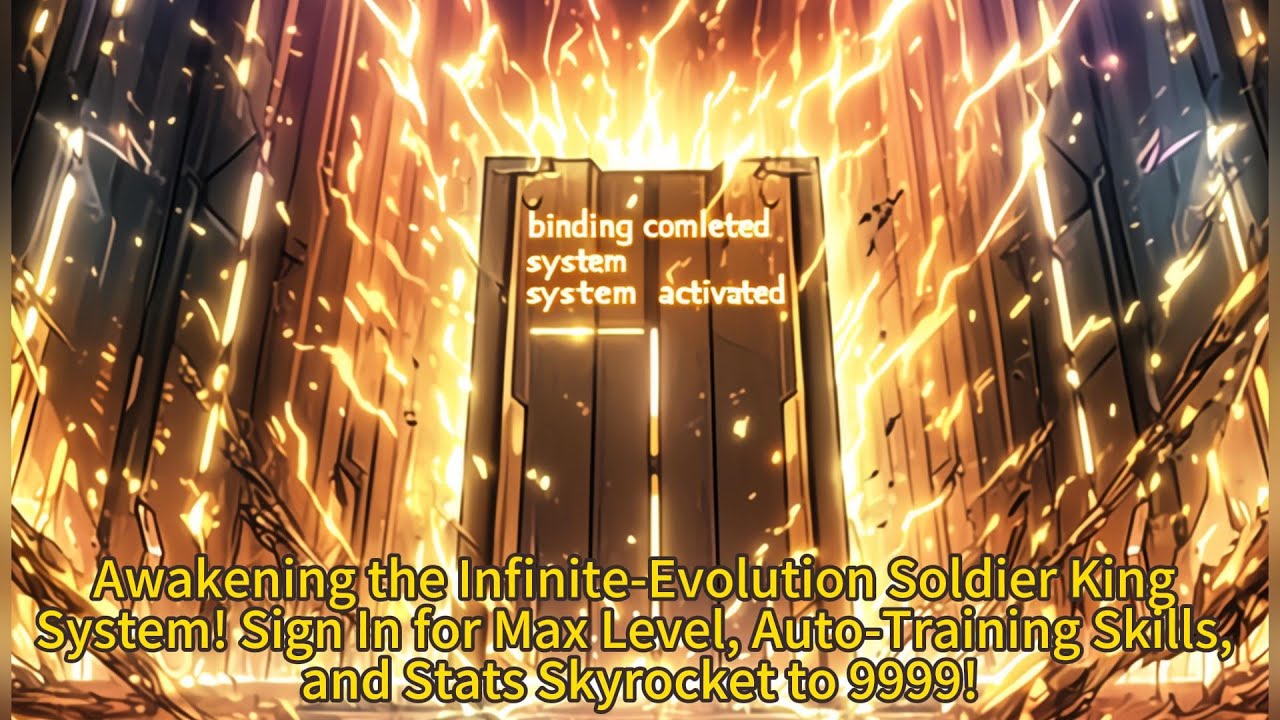 Awakening the Infinite-Evolution Soldier King System!Sign In for Max ...