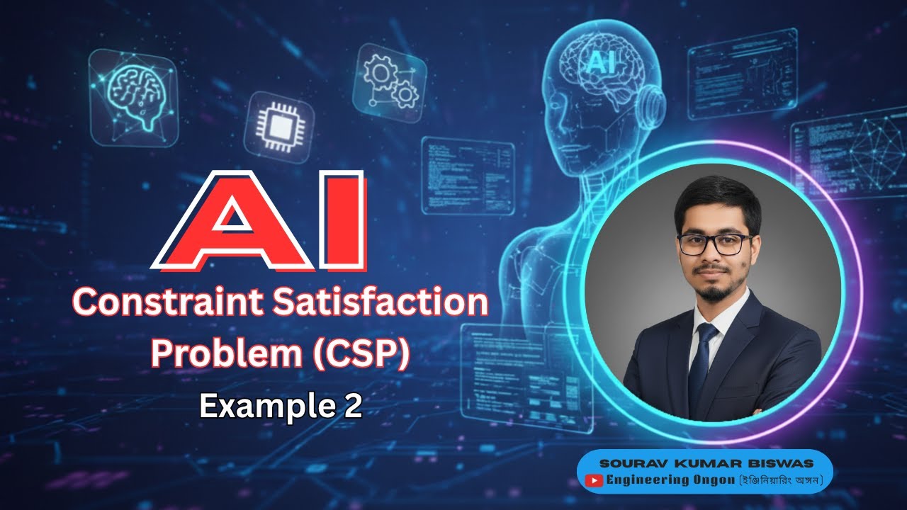 “CSP Example Explained | Graph Coloring with Variables, Domain ...