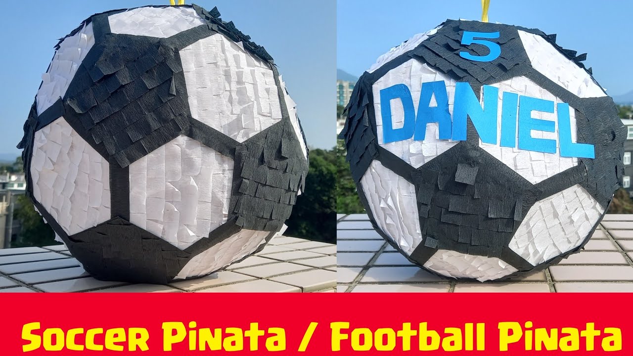 Soccer Ball Pinata, Football Pinata DIY - YouTube
