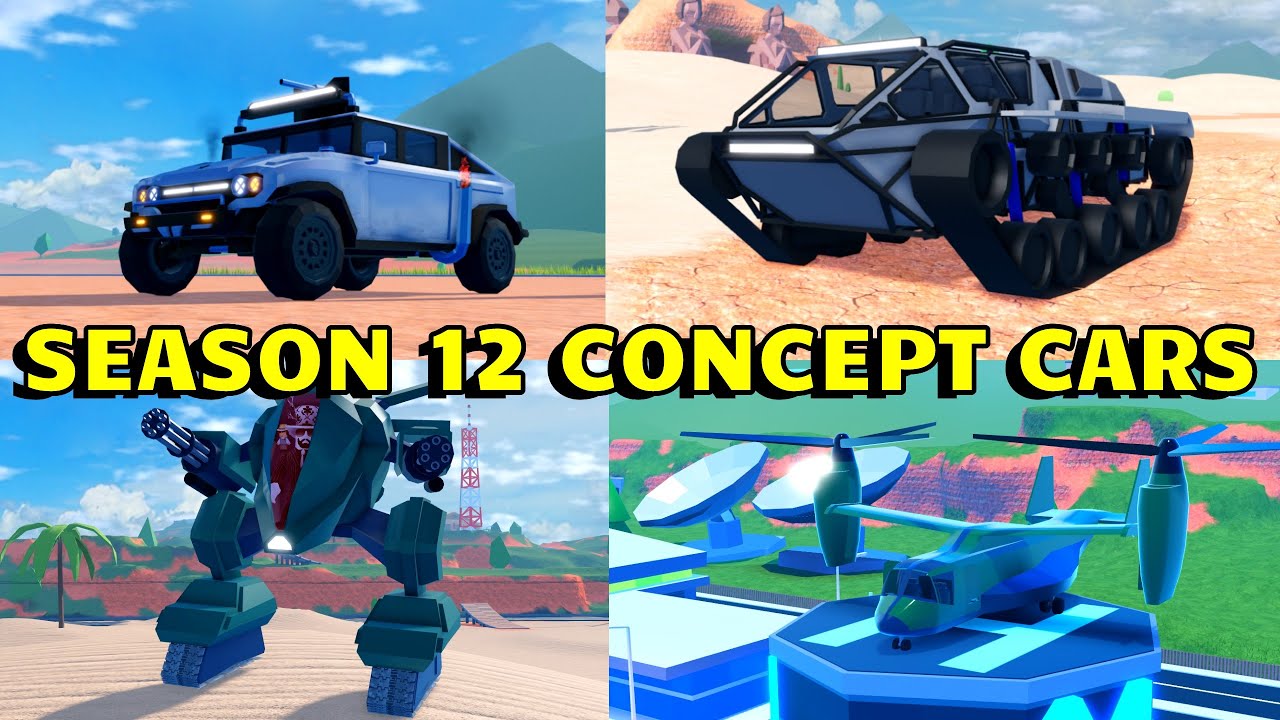 Jailbreak Season 12 Concept Cars - YouTube