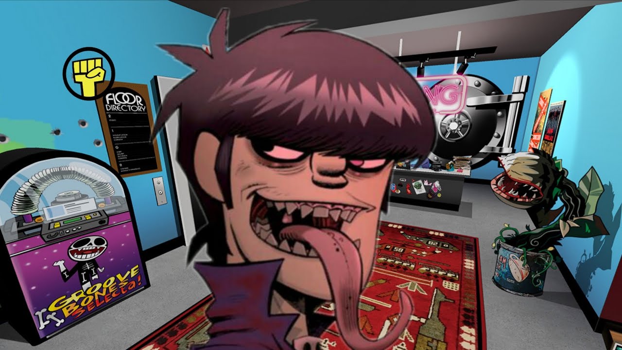 Gorillaz - Kong Studios Game (Murdoc Room) - YouTube