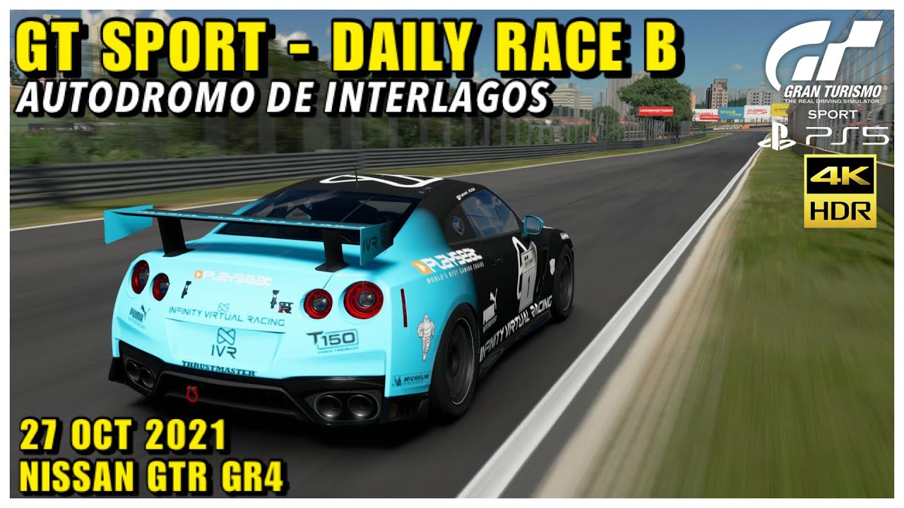 GRAN TURISMO SPORT / DAILY RACE B / PS5 / 27 OCT 2021 - NISSAN GTR GR4 ...