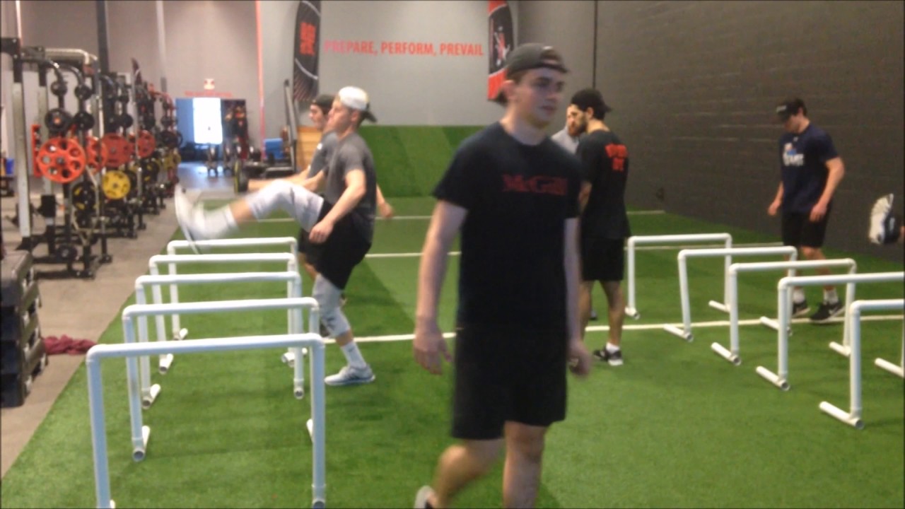 Hurdle mobility drill - YouTube