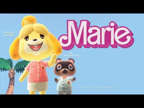 BARBIE le film dans Animal Crossing {VISITE FINAL de mon île BARBIELAND ...