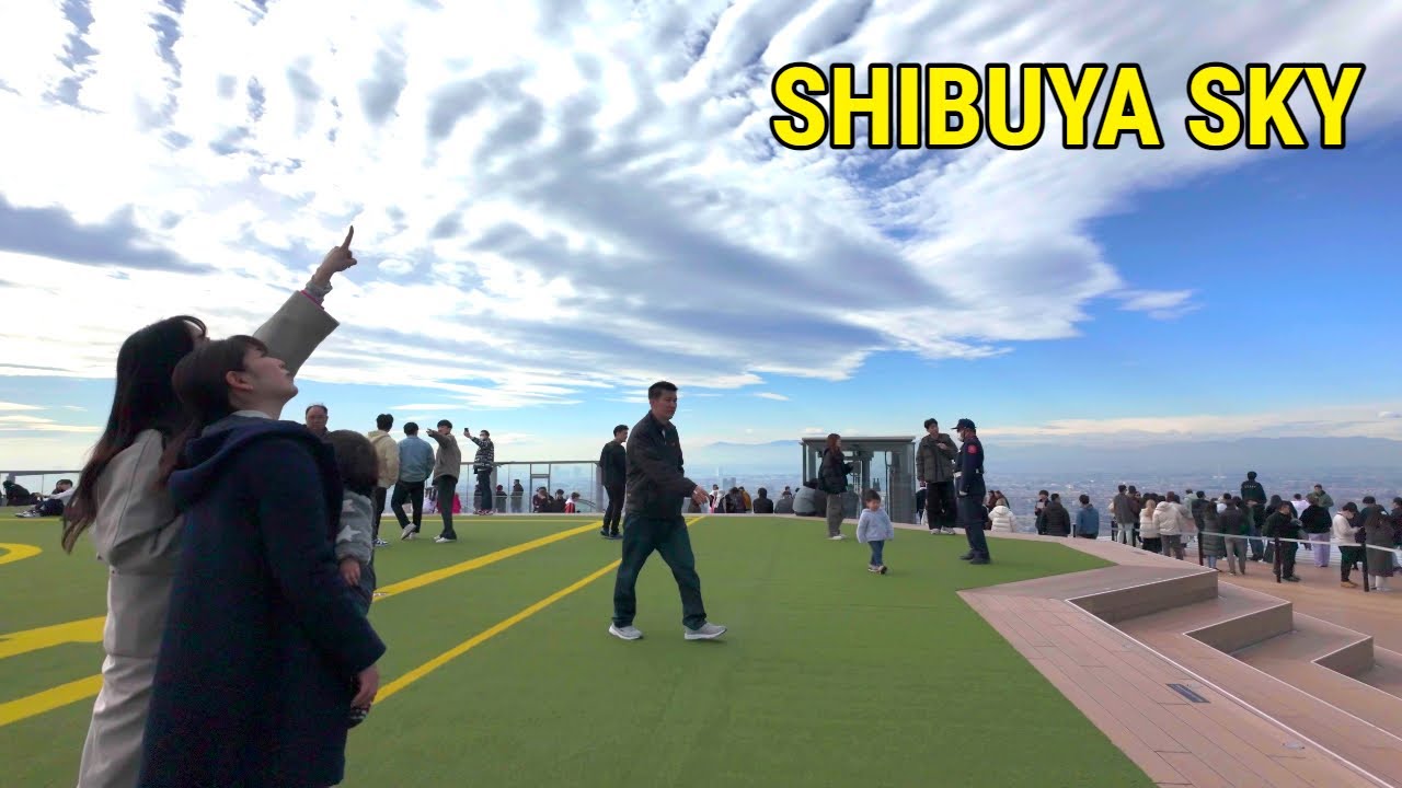 Splendid Sky Showing Different Looks in Every Direction at Shibuya Sky ...