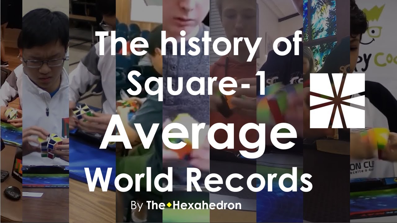 The History of Square-1 Average World Records (2004-2019) - YouTube