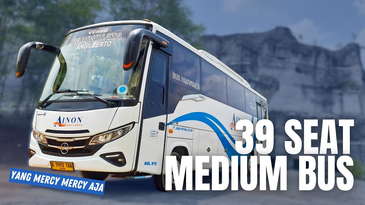 Medium Bus 39 Seat Ainon Holidays: Nyaman, Mewah, & Siap Jadi Pilihan ...