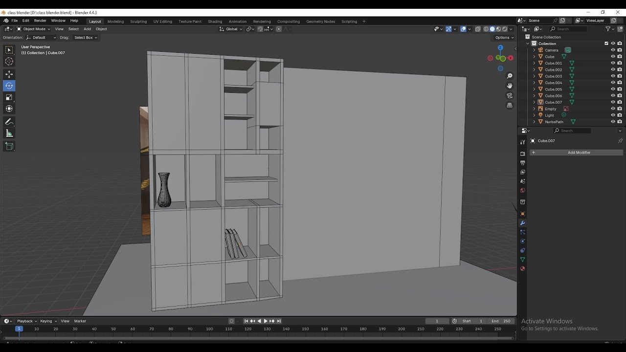 How To Model a 3D Furniture from Scratch in Blender 3D - YouTube
