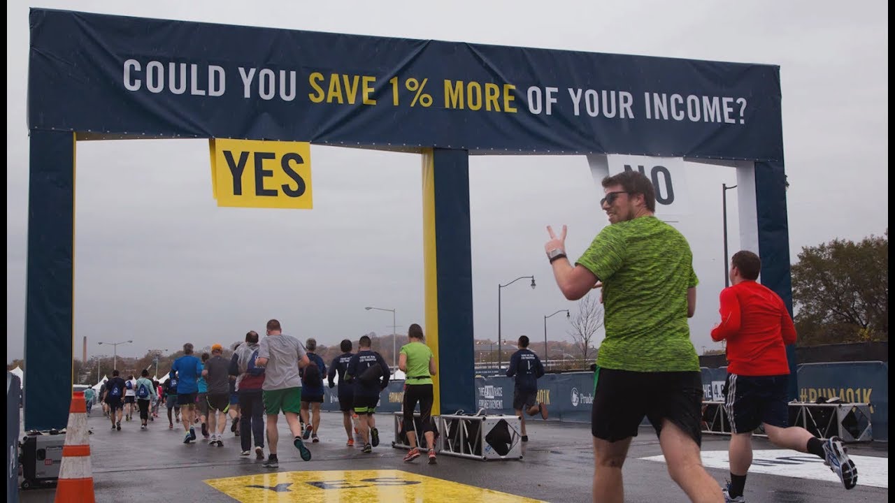 Prudential 'Race For Retirement' Ad: Pledge 1% More - YouTube