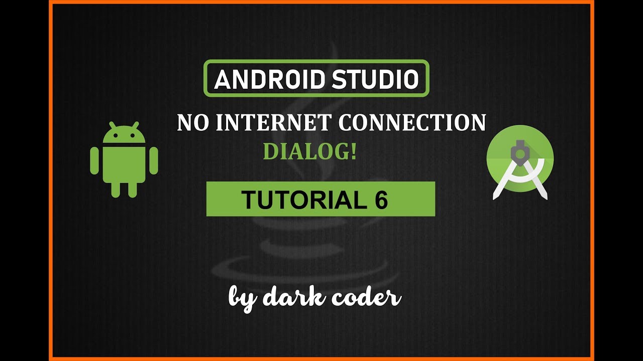 Dark Coder | No Internet Connection Dialog | Android Studio Tutorial - YouTube