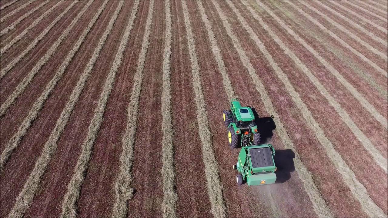 Hay Bales - County of Grande Prairie, AB - YouTube
