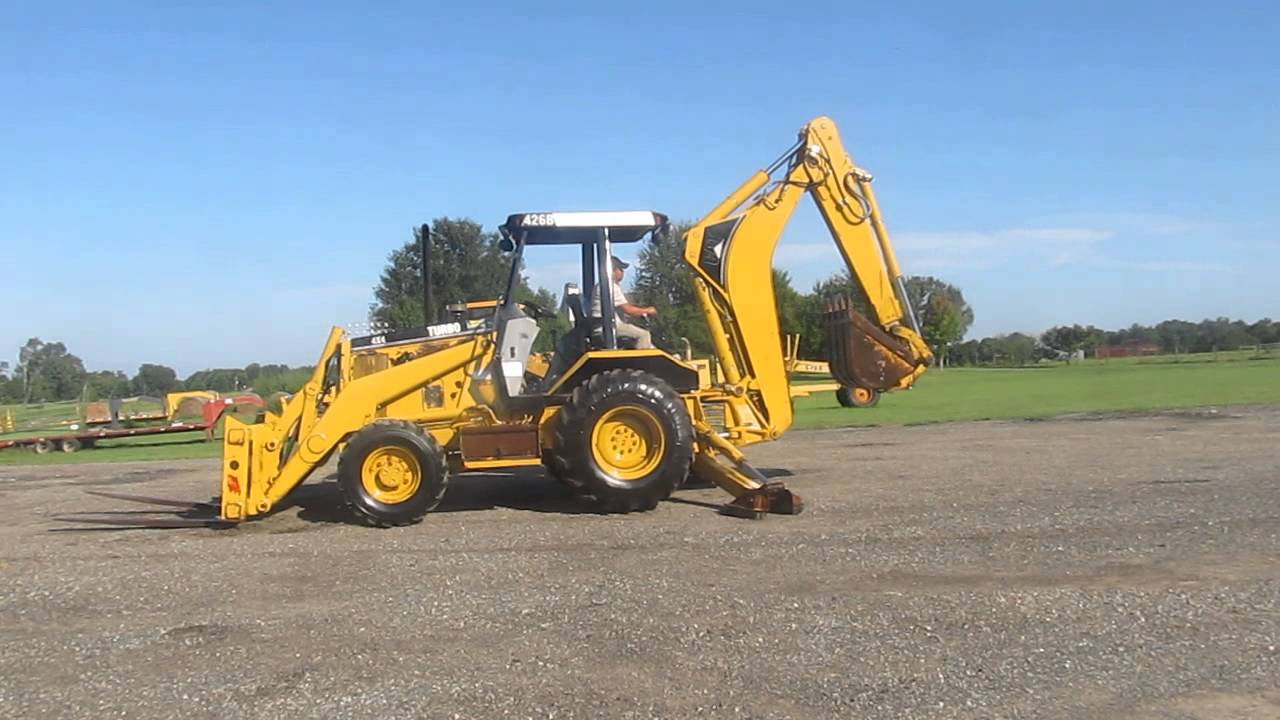 CAT 426B 024 - YouTube