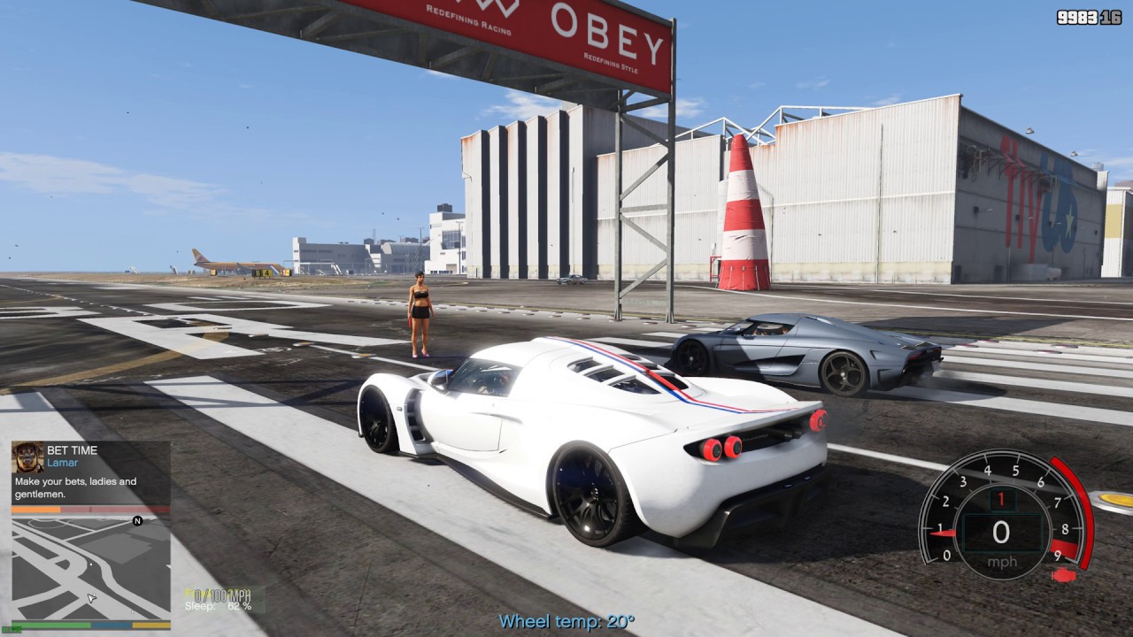 GTA 5 MOD - SUPERCAR DRAG RACING (GTA 5 REAL LIFE PC MOD) - YouTube