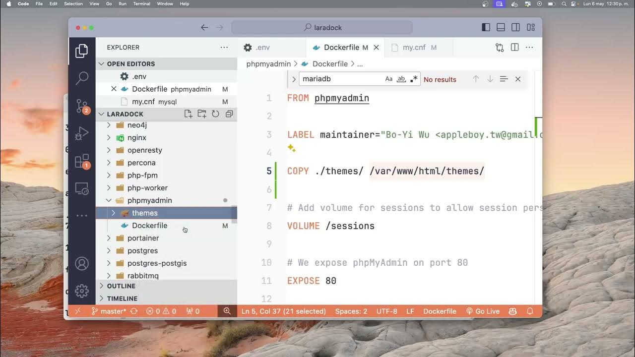 Dark Theme en PHPMyAdmin - YouTube