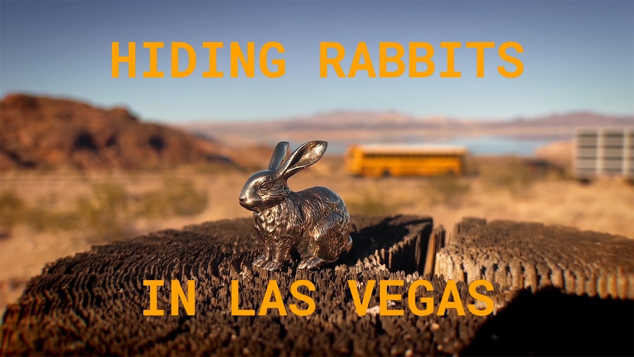 Hiding Rabbits in The Mojave Desert! - YouTube