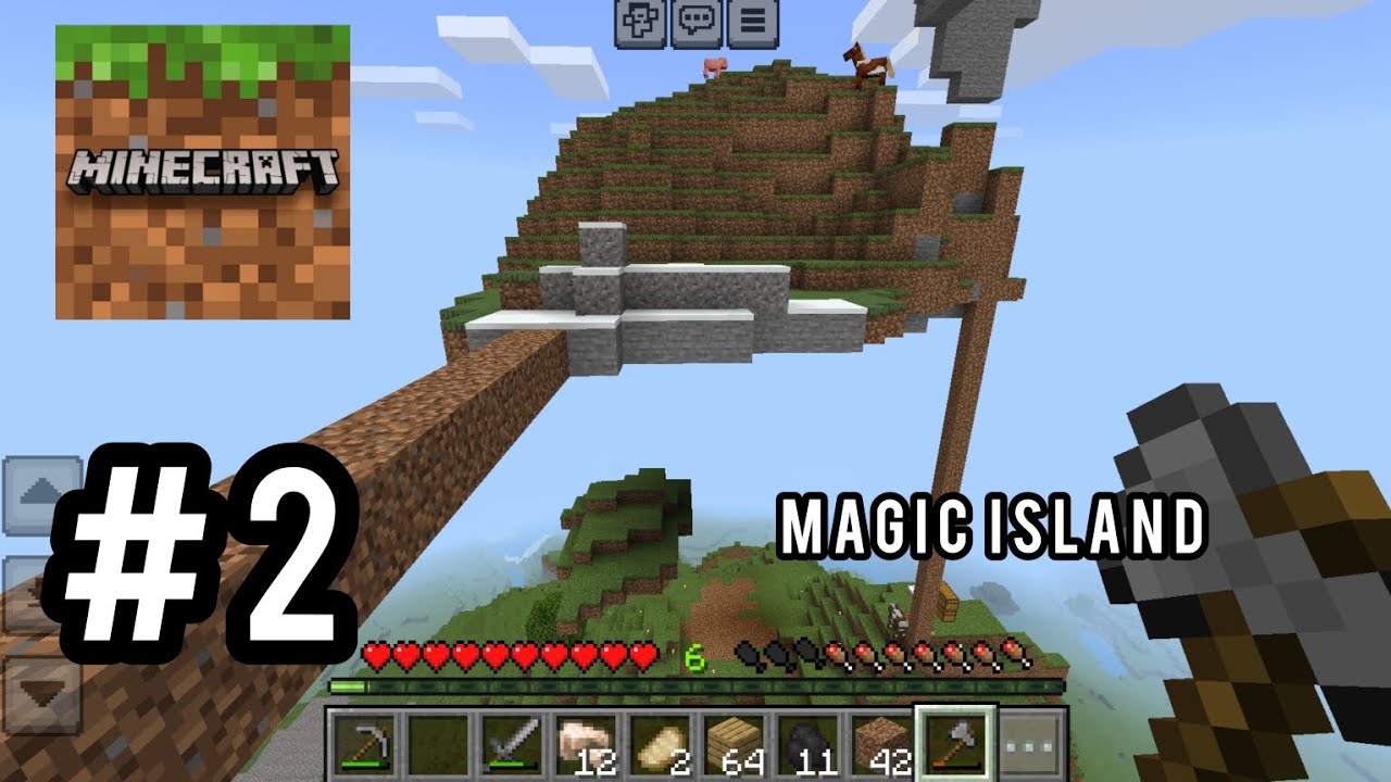 MINECRAFT PE GAMEPLAY [ PART 2 ] LET'S PLAY - YouTube