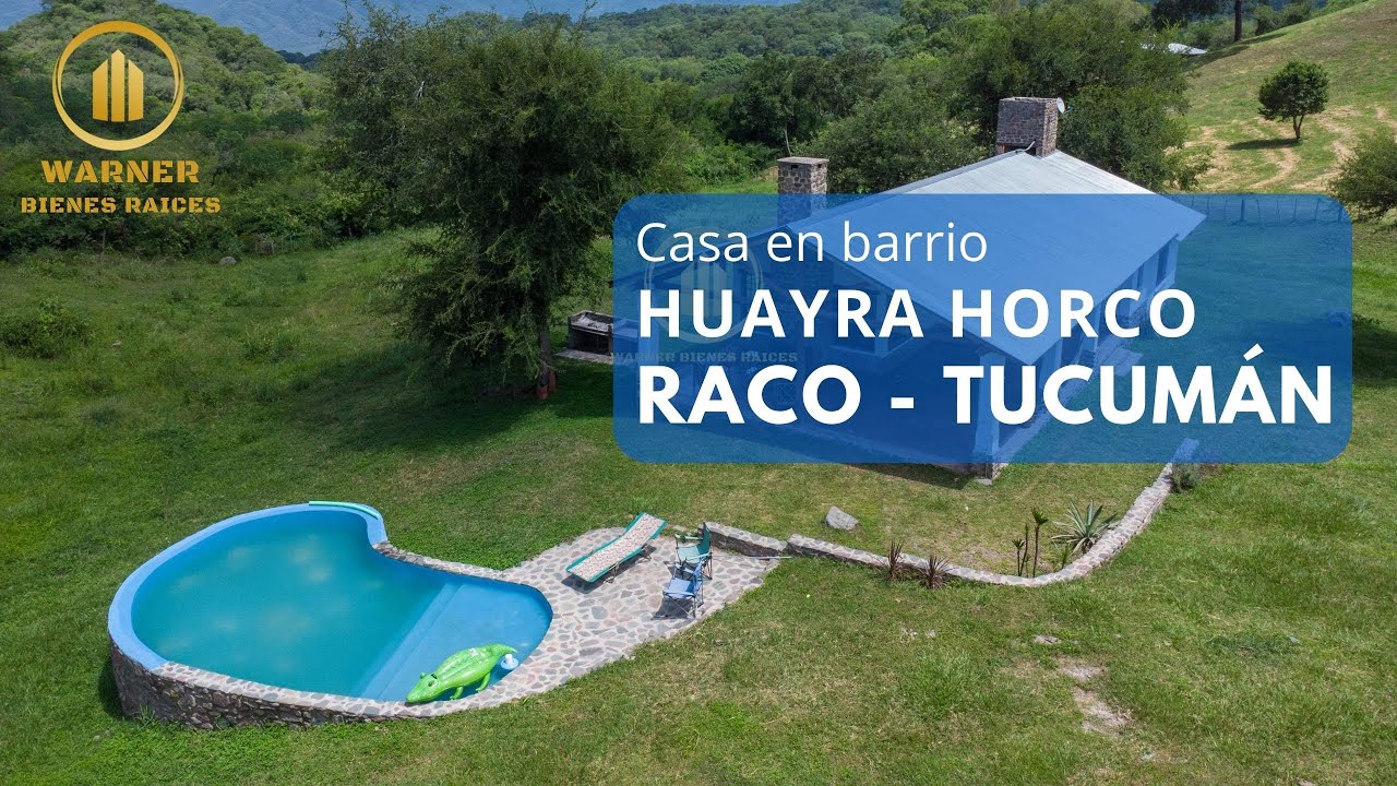 Casa en barrio Huayra Horco - Raco Tucumán - YouTube