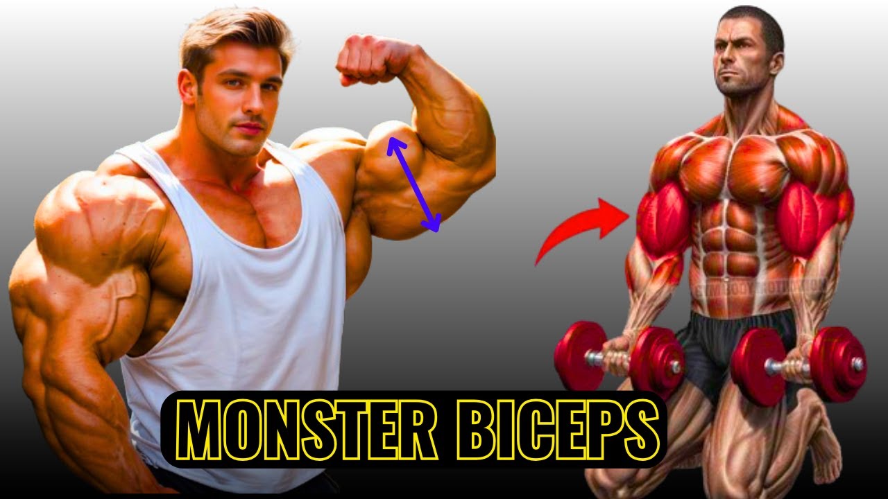 The Best Dumbbell Biceps Exercises | Build MONSTER Biceps - YouTube