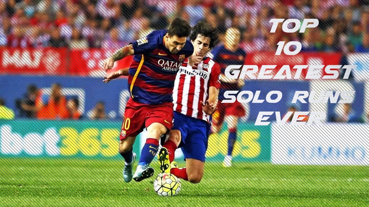 Lionel Messi Greatest Solo Runs Ever Box To Box(2003-2016) - YouTube
