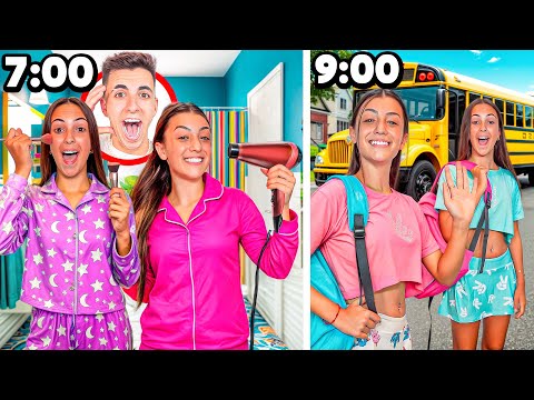 ASI ES LA RUTINA ESCOLAR en la MAXIMO HOUSE!📚*así se preparan los niños!*