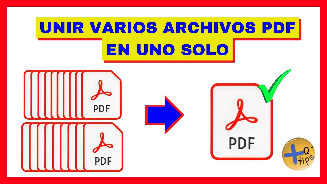 Cómo JUNTAR VARIOS ARCHIVOS PDF en uno SOLO - YouTube