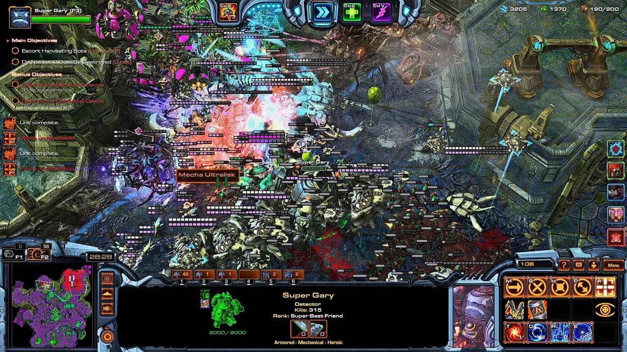 SC2 Co-Op Mist Opportunities "Field of Screams" Egon Stetmann GamePlay ...