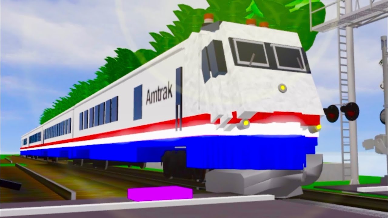 Amtrak Classic Turboliner Railfanning (Roblox) - YouTube