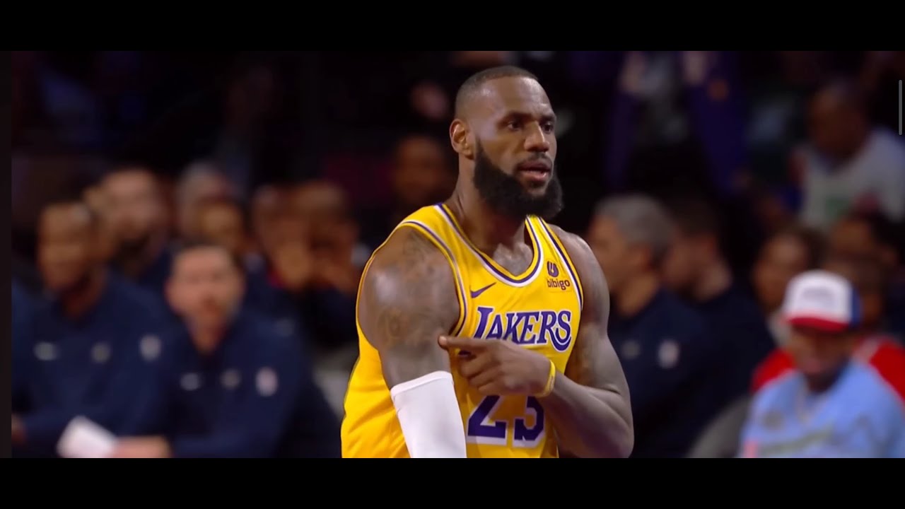 Lebron James "NBA" Logo 3 pointer bangggg,4/4 3pt FG. Hika nga Kalabaw lng Ang tumatanda - YouTube