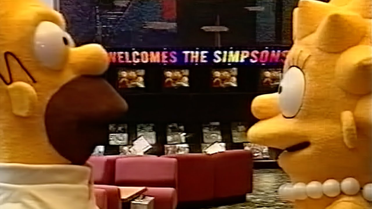 The Simpsons at Gatwick Airport & BBC Television Centre | 'The Simpsons ...