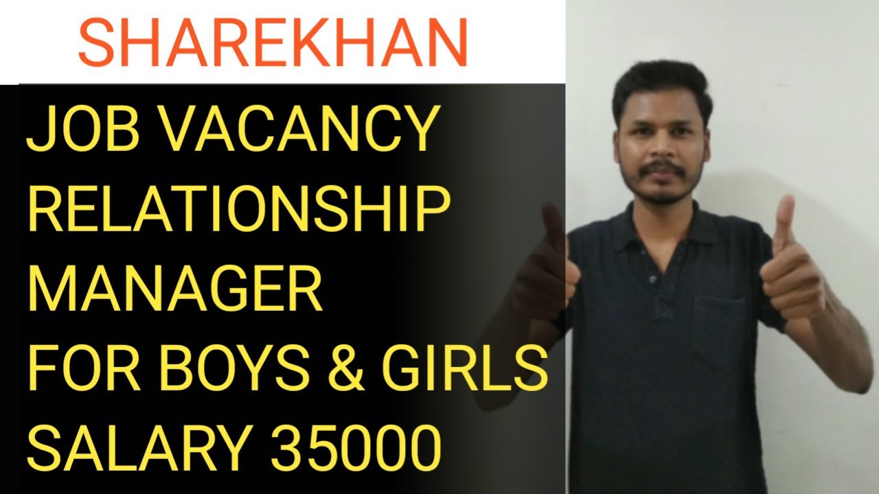 Stock Market Jobs | Job Vacancy in Sharekhan for Relationship Manager ...