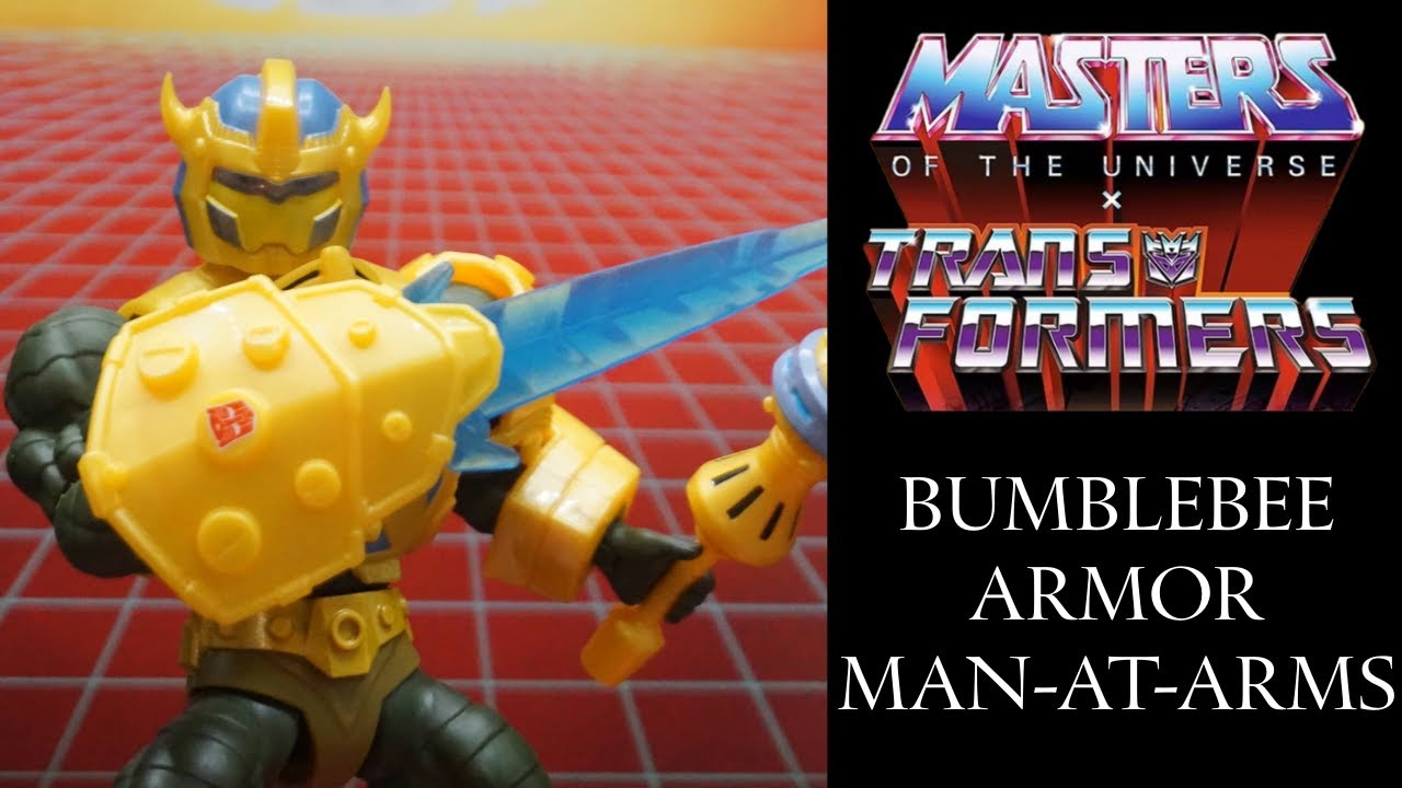Masters of the Universe X Transformers Bumblebee Armor Man-At-Arms ...