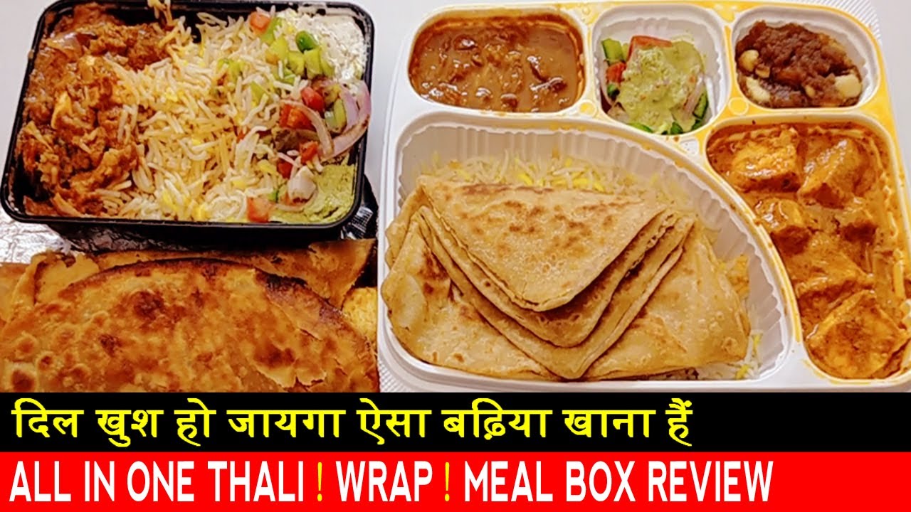 BOX8 Desi Meals ! Box8 All in One Thali ! Box8 Wraps ! Eatclub Review ...