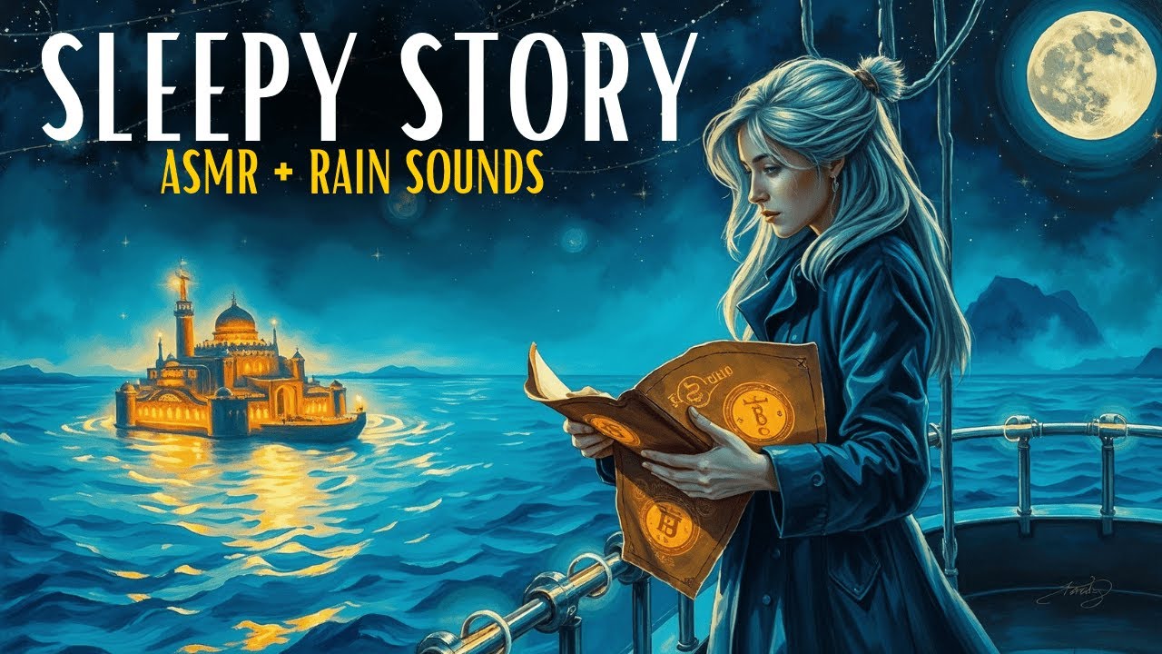 ASMR + Rain Sleep Story | The Lost Library of Atlantis | Bedtime Story ...