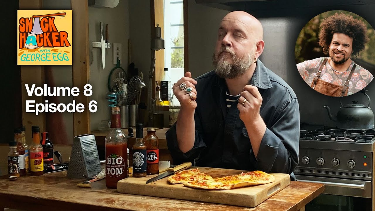 Snack Hacker with George Egg – Naan Pizza Part 2 with Adam Purnell ...