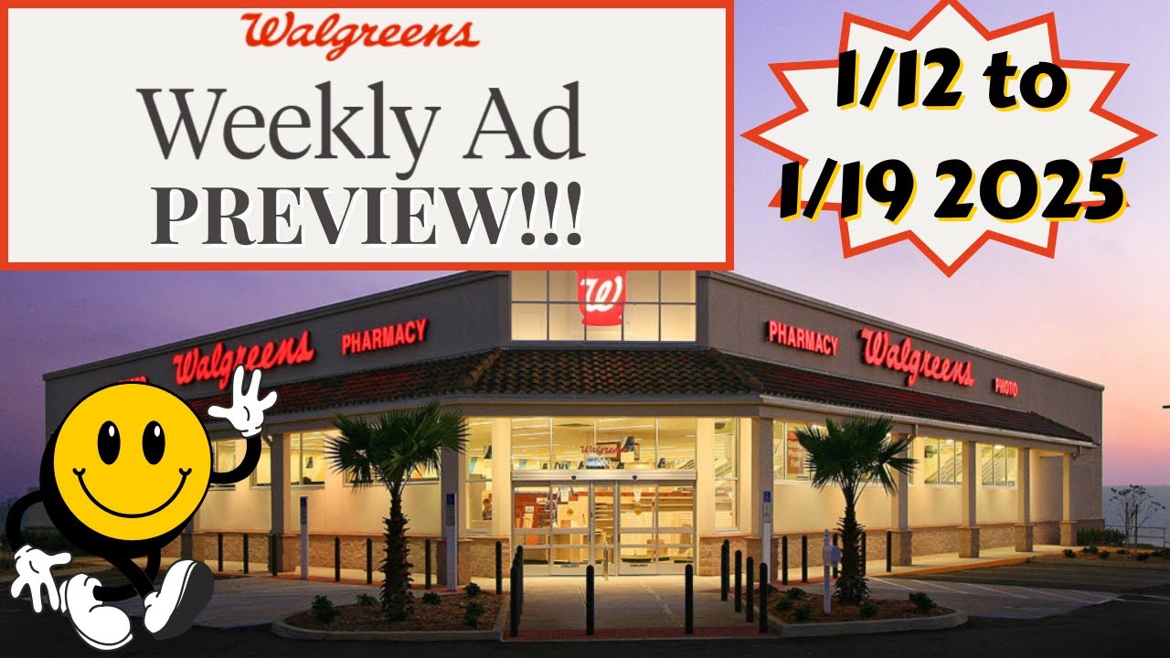 Walgreens Full Weekly Ad Preview - 1/12/25 to 1/18/25 - YouTube