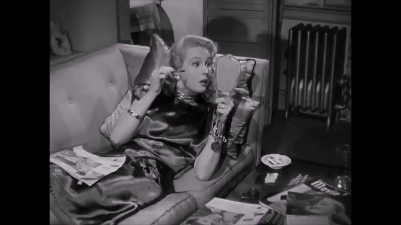 Virginia Mayo in a black satin dress - The Best Years of Our Lives ...