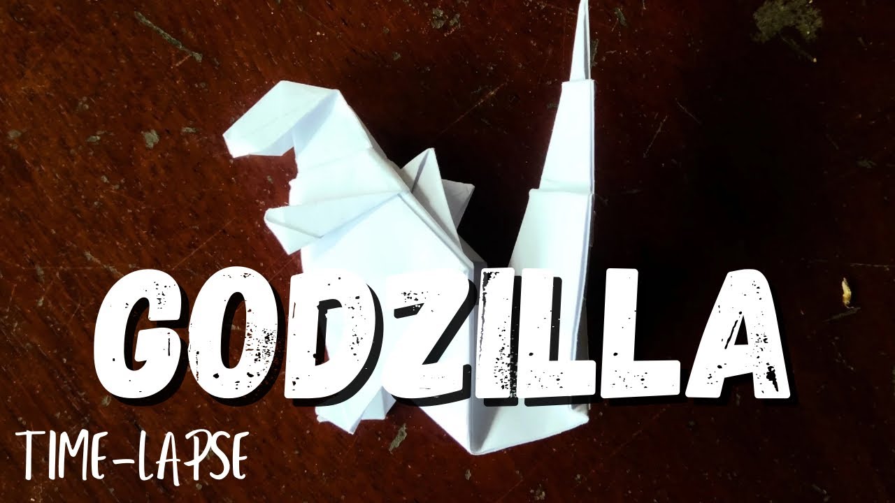 Create Your Own Origami Godzilla | DIY Time-Lapse - YouTube