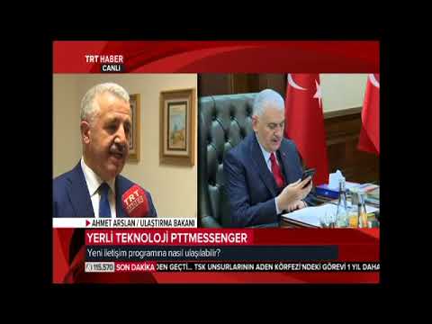 Ahmet Arslan - TRT Haber'de PTTMessenger hakkında açıklamalarda bulundu