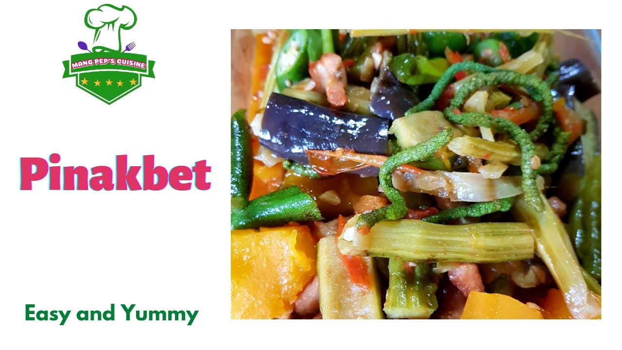 Pinakbet. Mixed veggies with pork. Filipino dish - YouTube