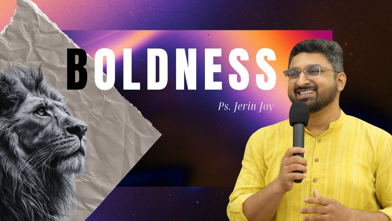 BOLDNESS | Ps. Jerin Joy | House of Prayer - YouTube