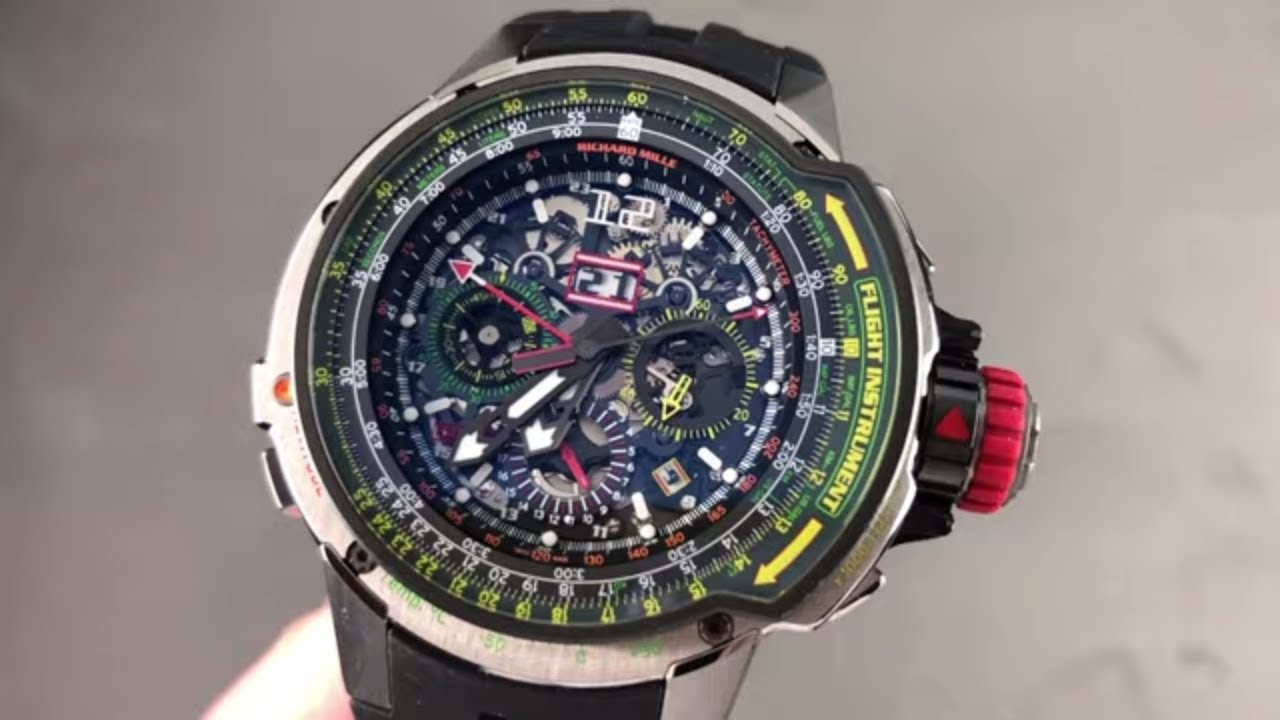 Richard Mille RM 39 01 Aviation E6 B Flyback Chronograph RM39 01 AN TI Richard Mille RM 39 01 Aviation E6 B Flyback Chronograph RM39 01 AN TI
