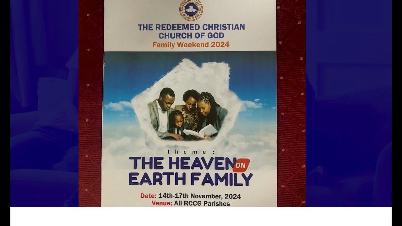 Join us for the Annual RCCG Family Weekend from 15th to 17th November ...