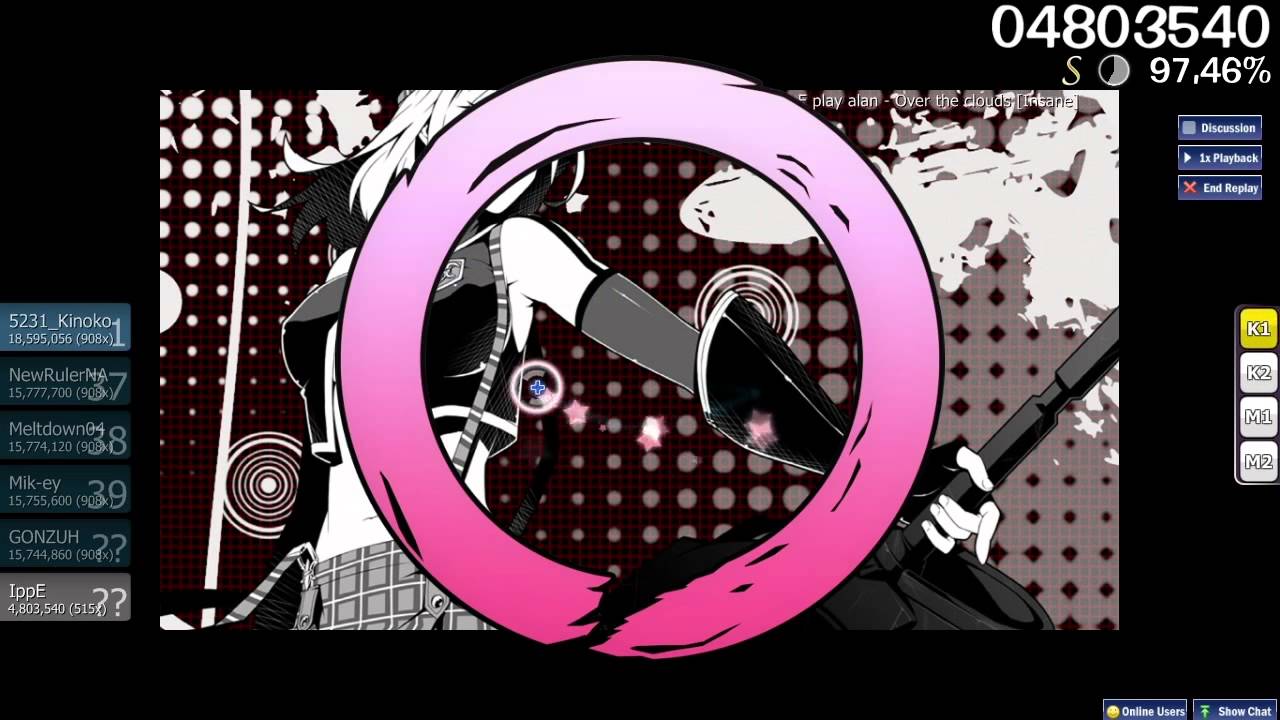 osu! ~ alan - Over the clouds [Insane] - YouTube