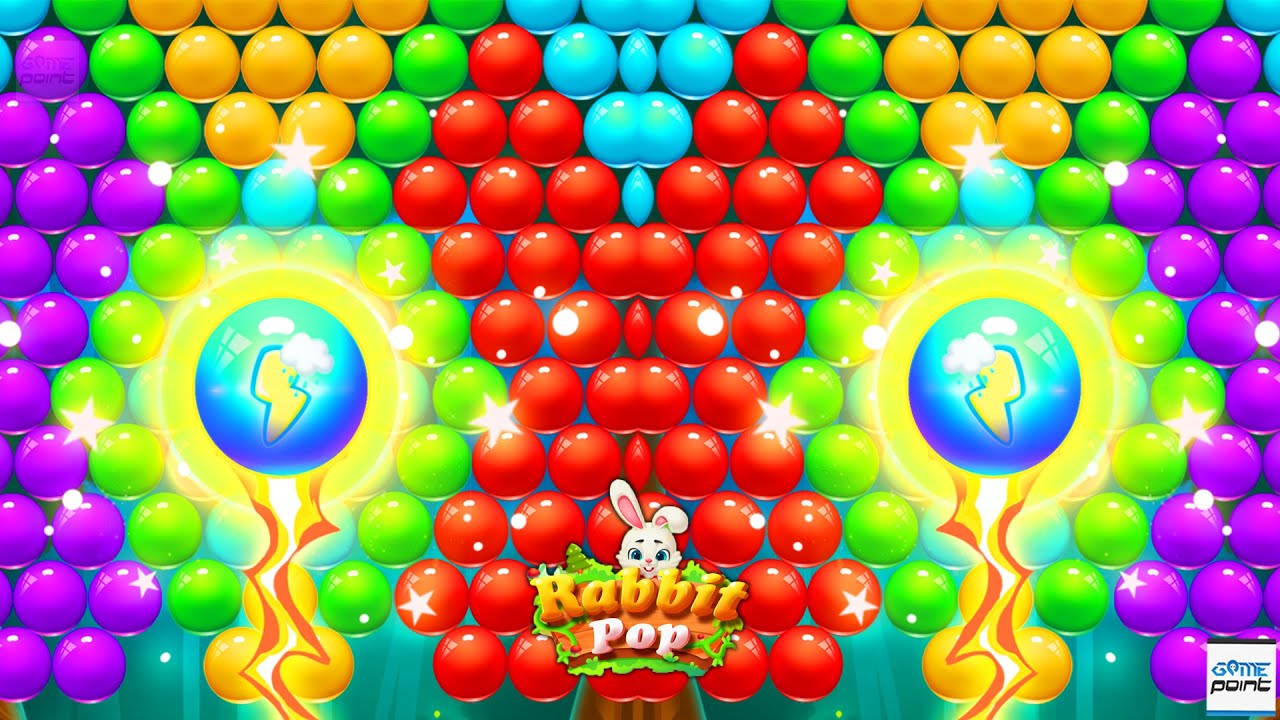 Rabbit Pop Bubble Mania Game Level 1 - 8🐇 ( Bubble Shooter Geme ) - YouTube