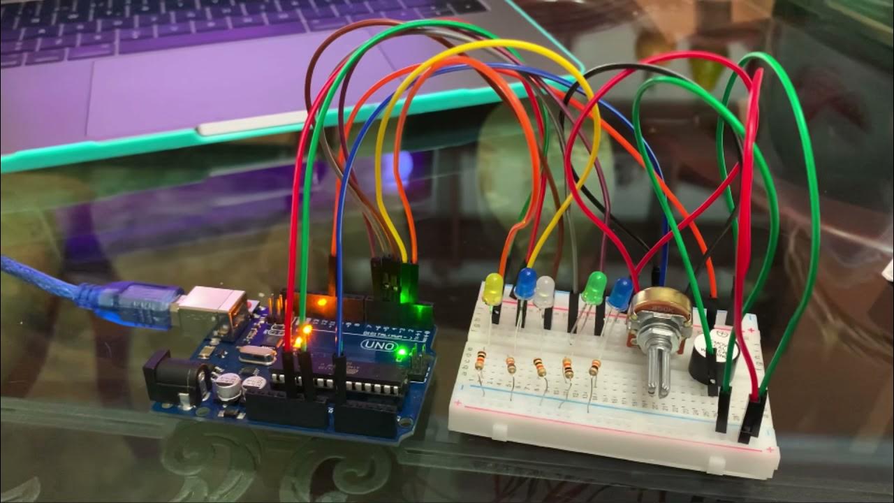 Arduino LEDs Protoboard - YouTube