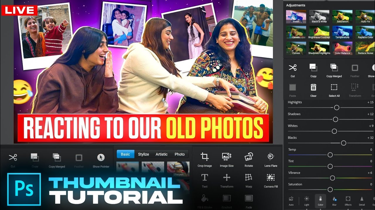 EP- 53 | Making THUMBNAIL Live In Photoshop Mobile🎯 - YouTube