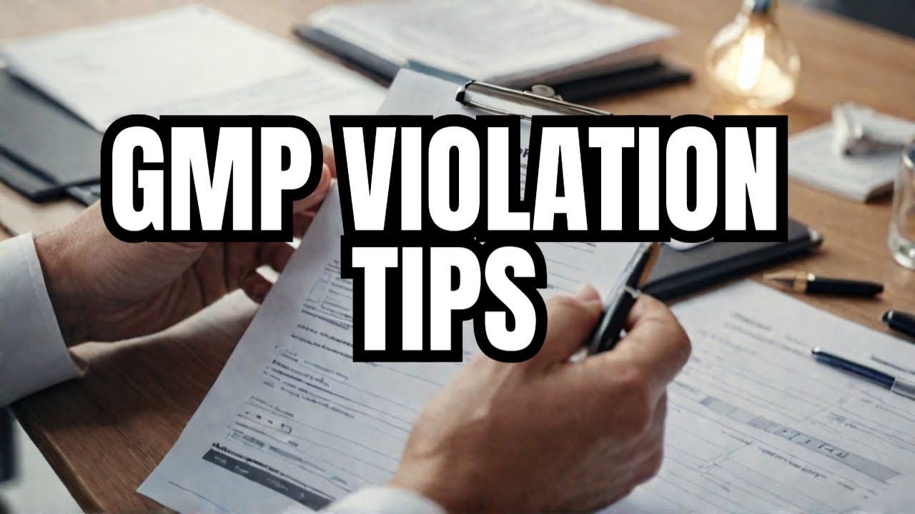 Navigating GMP Violations in the Pharmaceutical Industry: Tips to ...