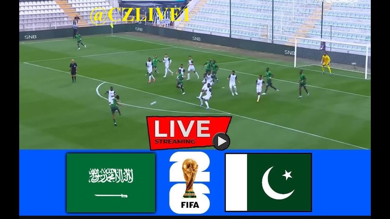 🔴Live:Pakistan Vs Saudi Arabia Football Match 2023 Live | PK Vs KSA ...
