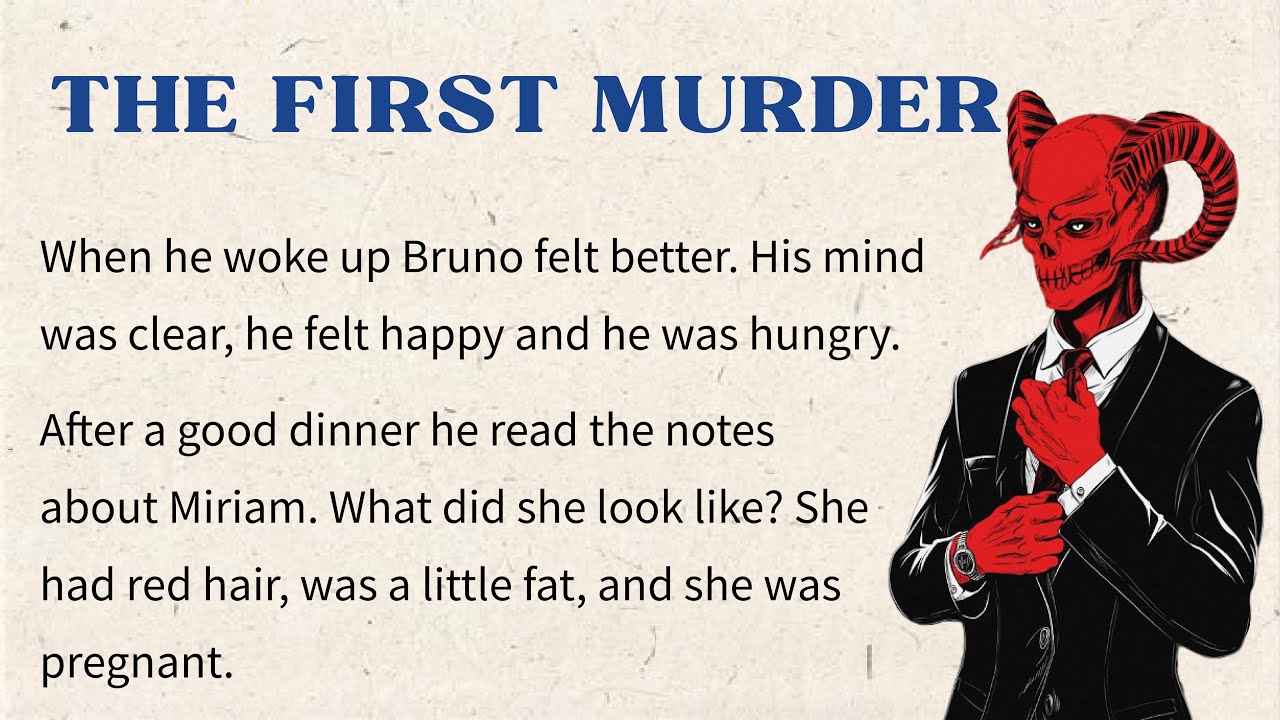 Learn English through Story. The First Murder. Level 1 - YouTube